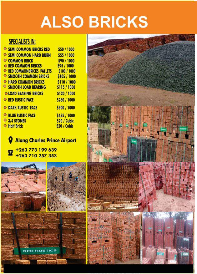 Cheap Bricks for Sale in Zimbabwe | Common Brick, Face Brick